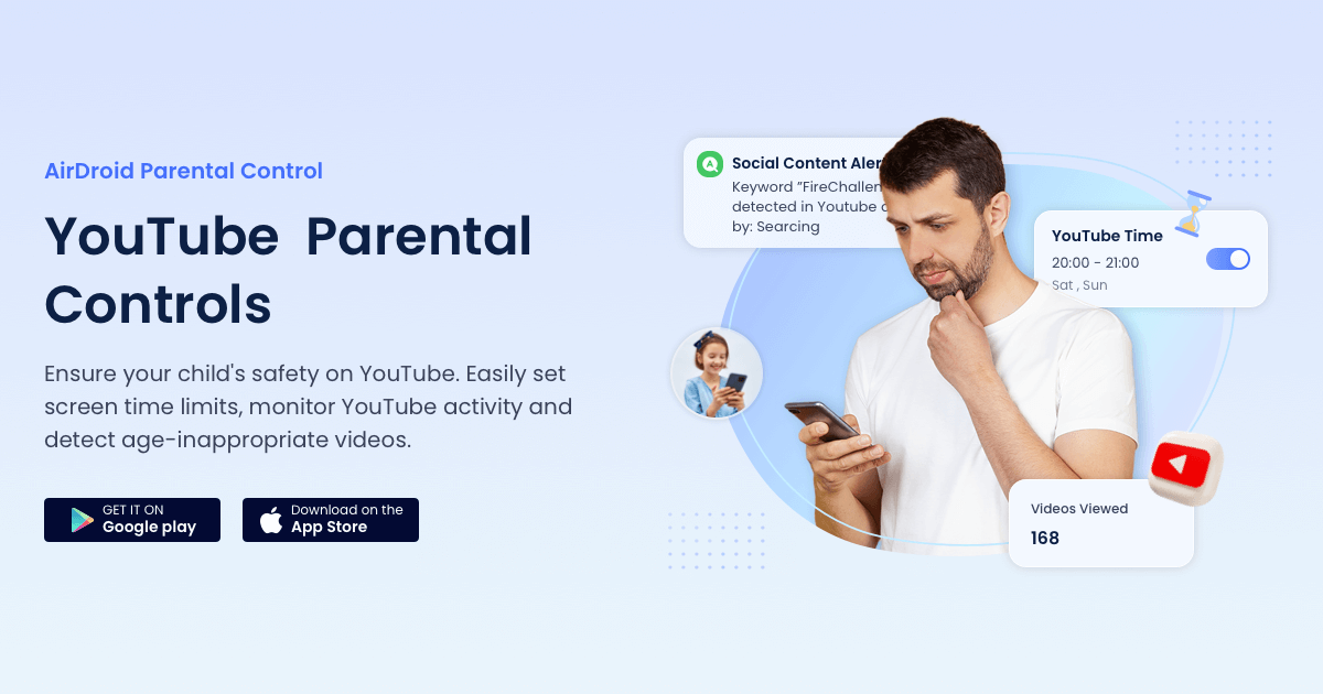 Controles parentales de YouTube | AirDroid Parental Control